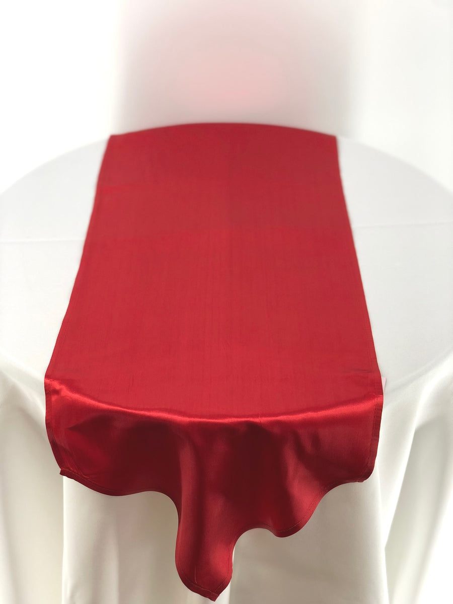 Red Table Runners – Affordable & Luxury Event Rentals