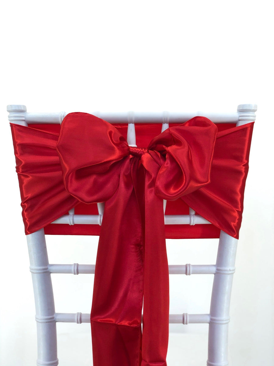 Red Sashes – Affordable & Luxury Event Rentals