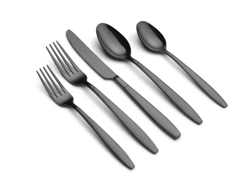 Black Stainless Flatware – Affordable & Luxury Event Rentals