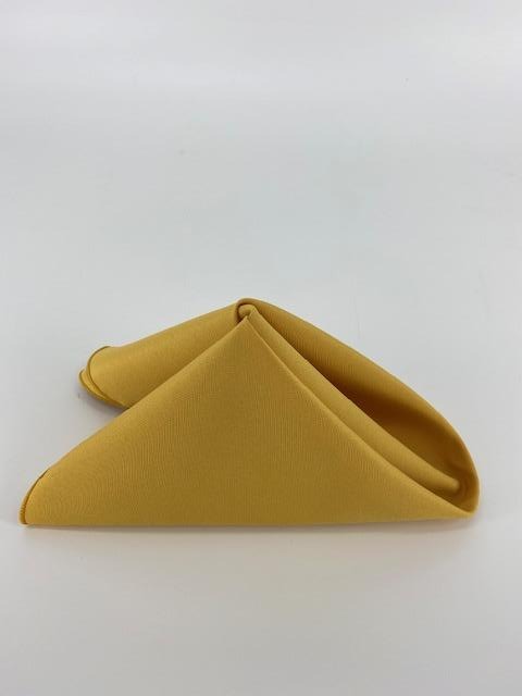 Gold Polyester Napkins (10 Count) – Affordable & Luxury Event Rentals