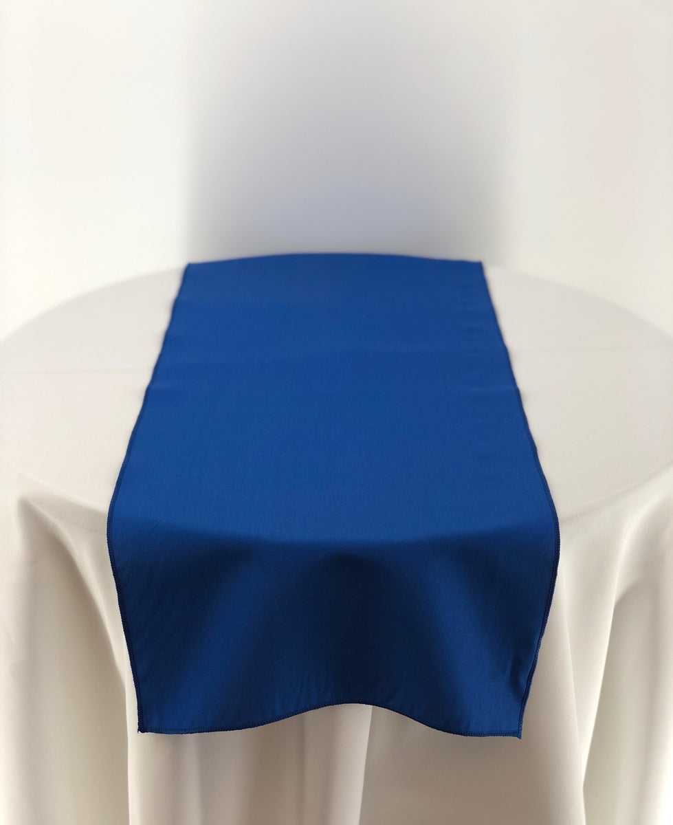 Royal Blue Polyester Table Runners – Affordable & Luxury Event Rentals