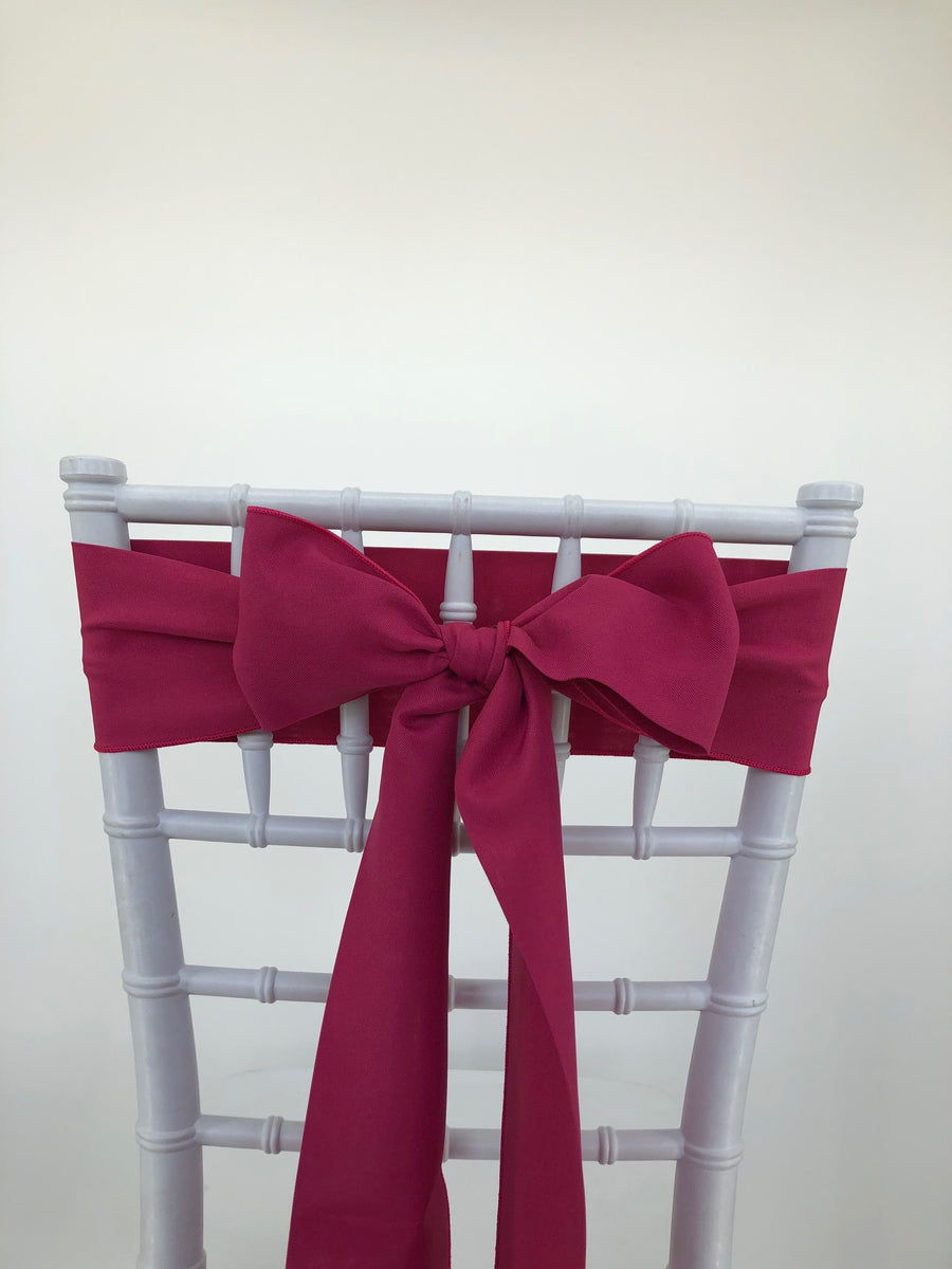 Hot Pink Polyester Sashes – Affordable & Luxury Event Rentals