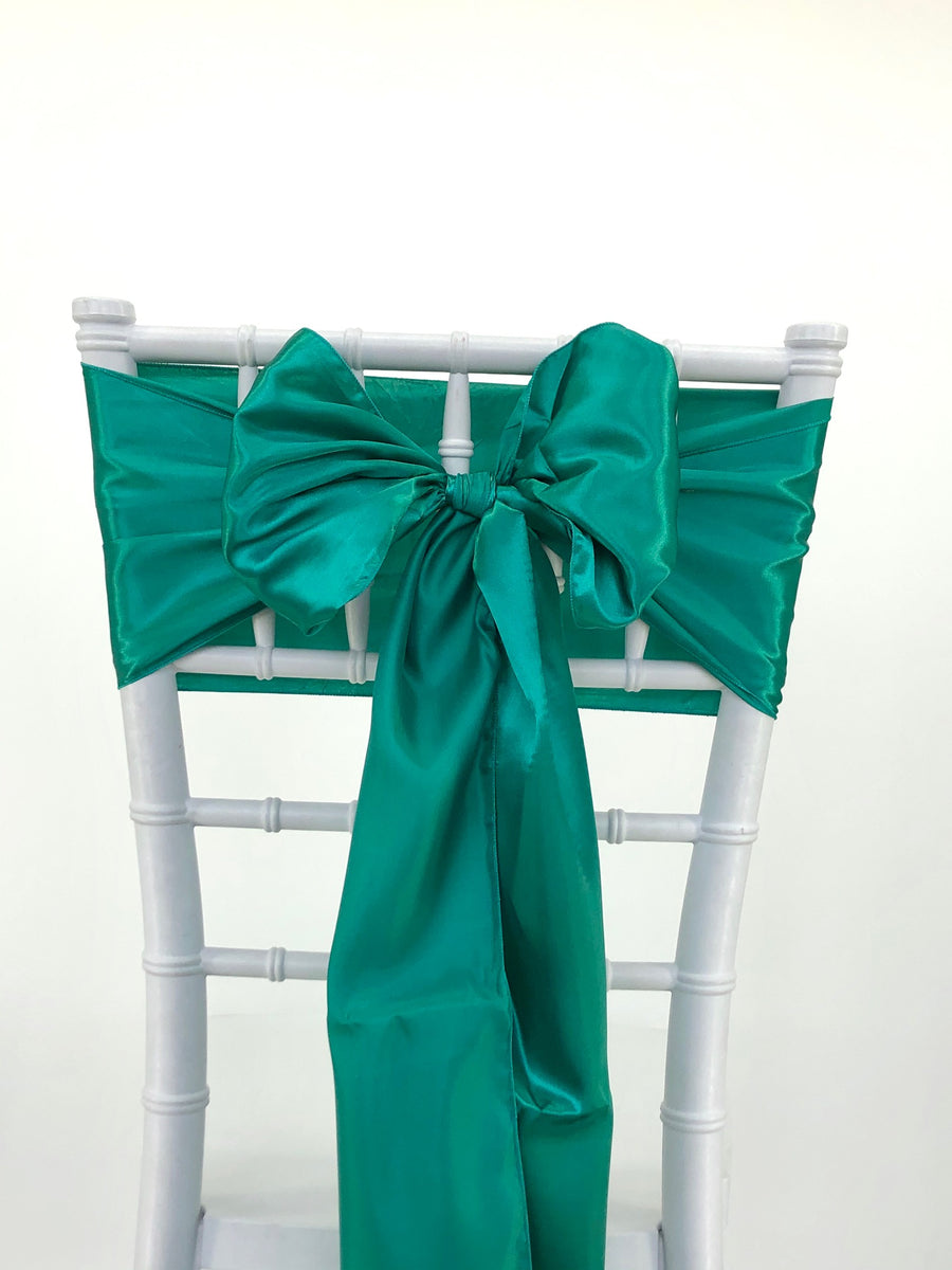 Jade Satin Sashes – Affordable & Luxury Event Rentals