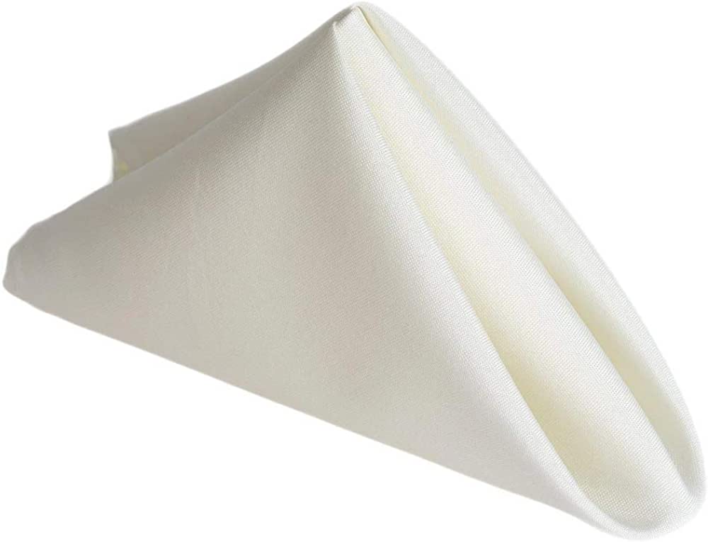 Ivory Cotton Napkins (10 Count) – Affordable & Luxury Event Rentals