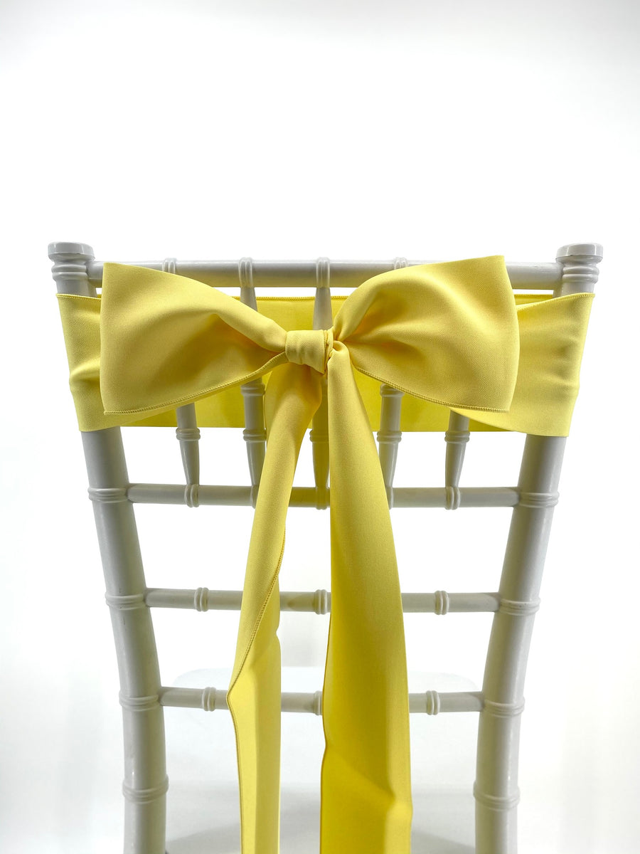 Maize Polyester Sashes – Affordable & Luxury Event Rentals