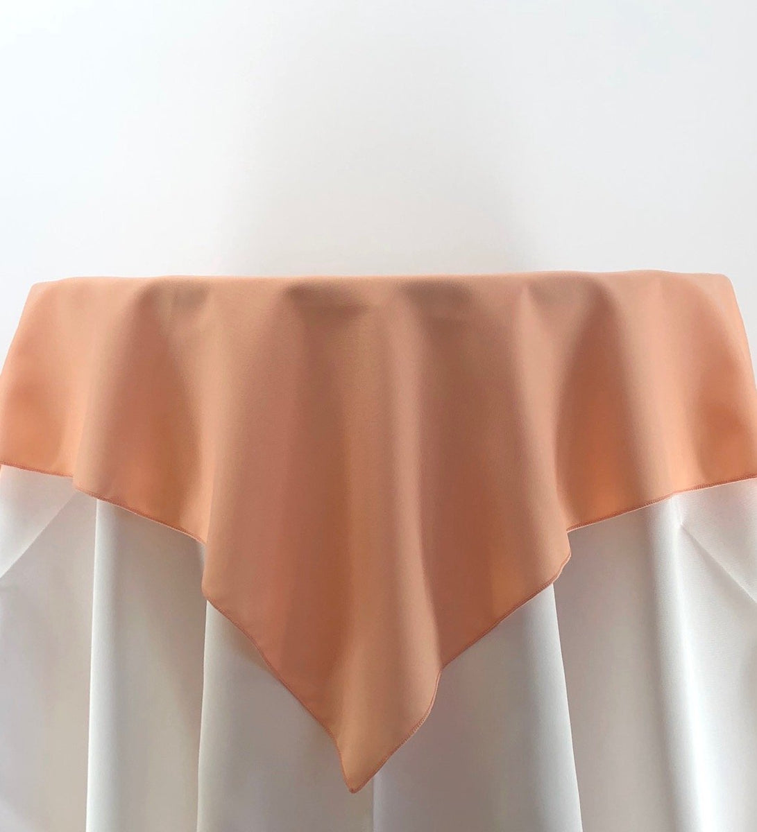 Peach Polyester Tablecloth – Affordable & Luxury Event Rentals