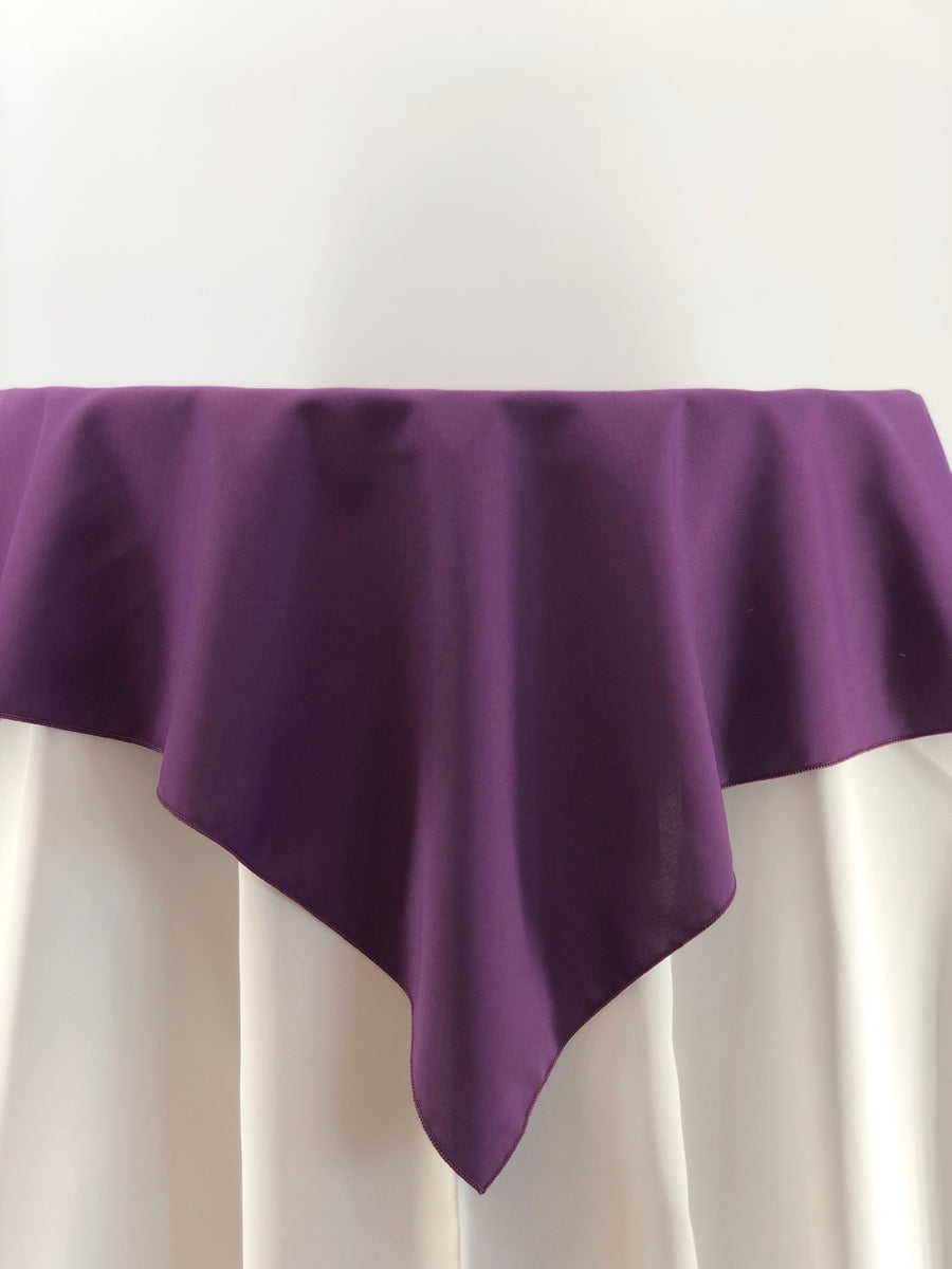 Plum Polyester Tablecloth – Affordable & Luxury Event Rentals